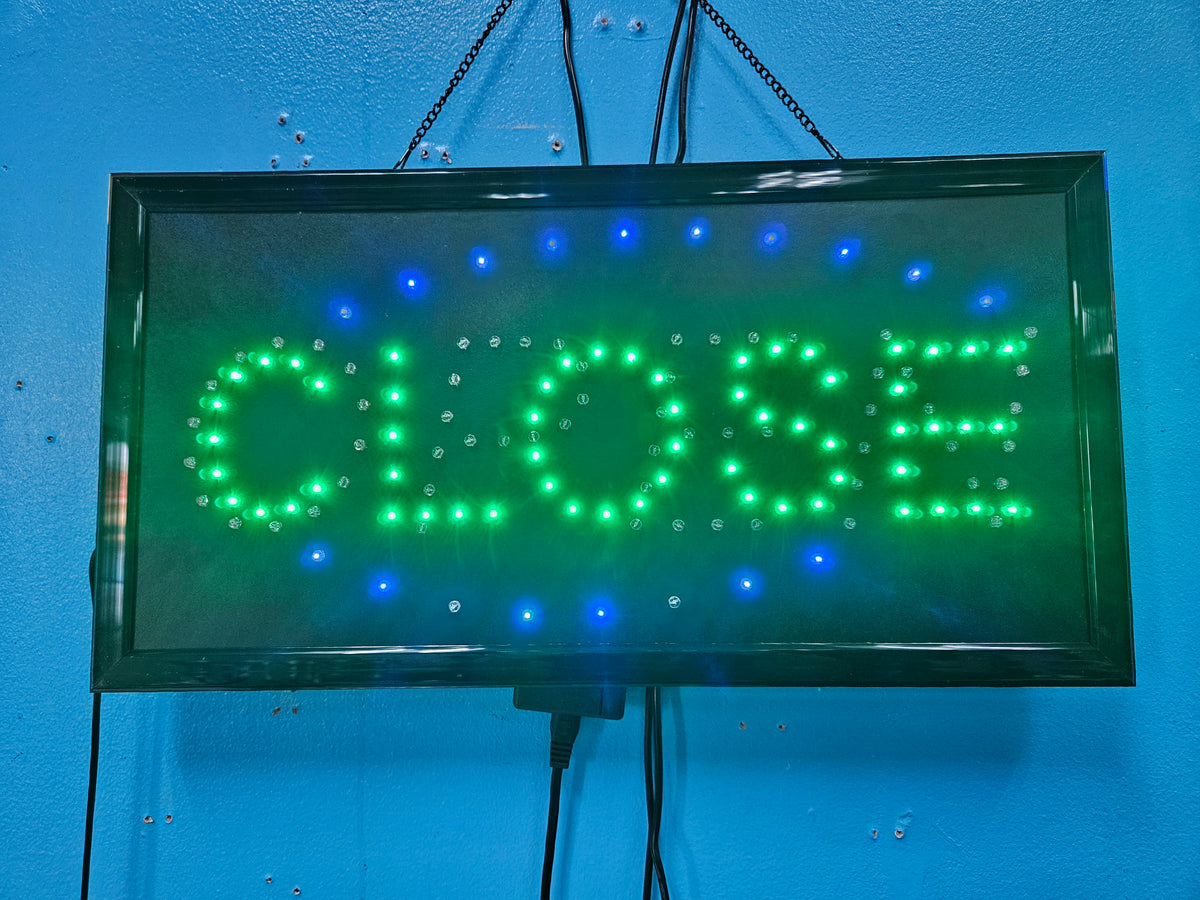 Open-Close letrero led – Kashi Supply